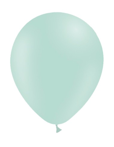 Globos látex menta pastel mate 30 cm